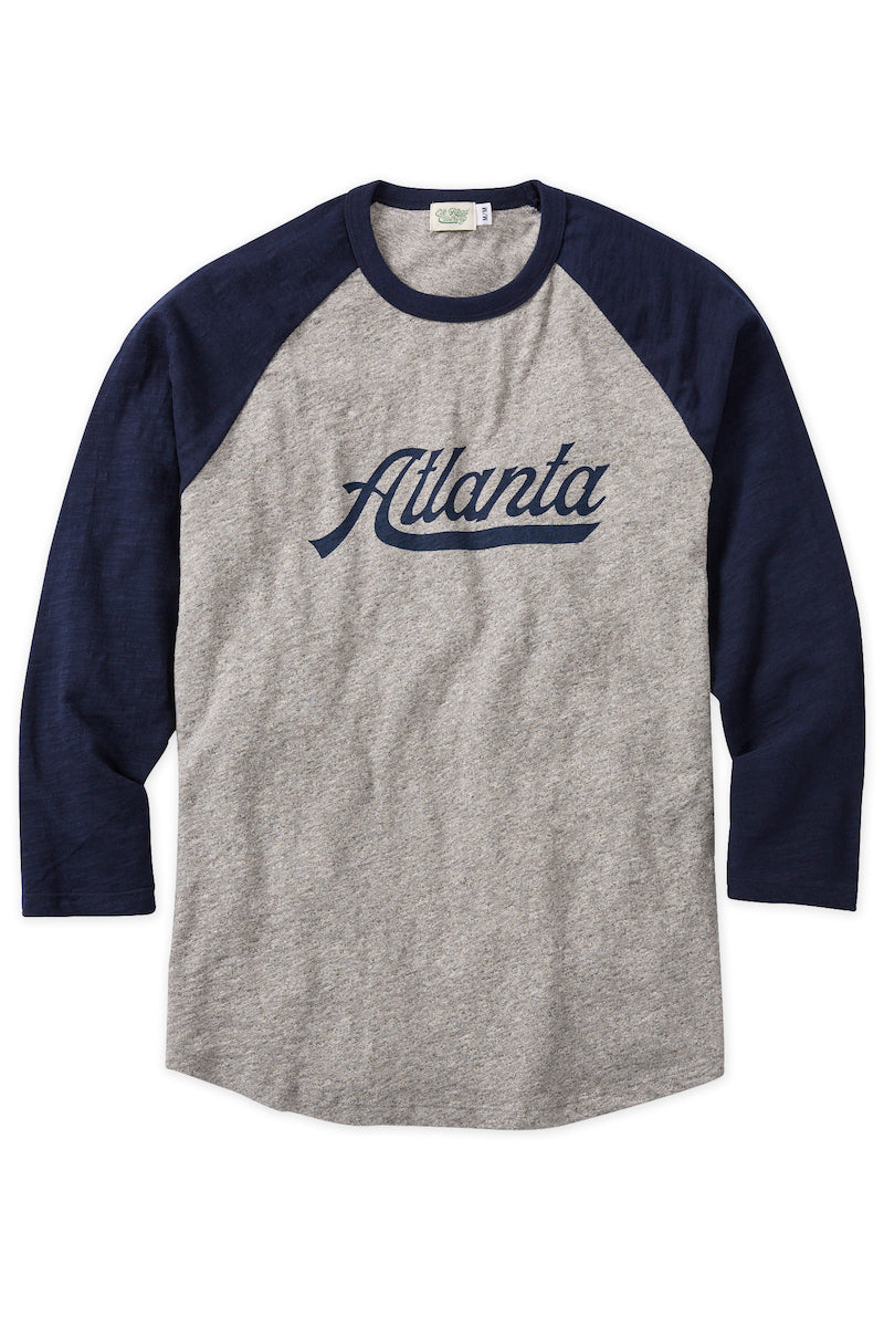 Dark Grey / Navy Atlanta Baseball Jersey – Elk Head Clothing