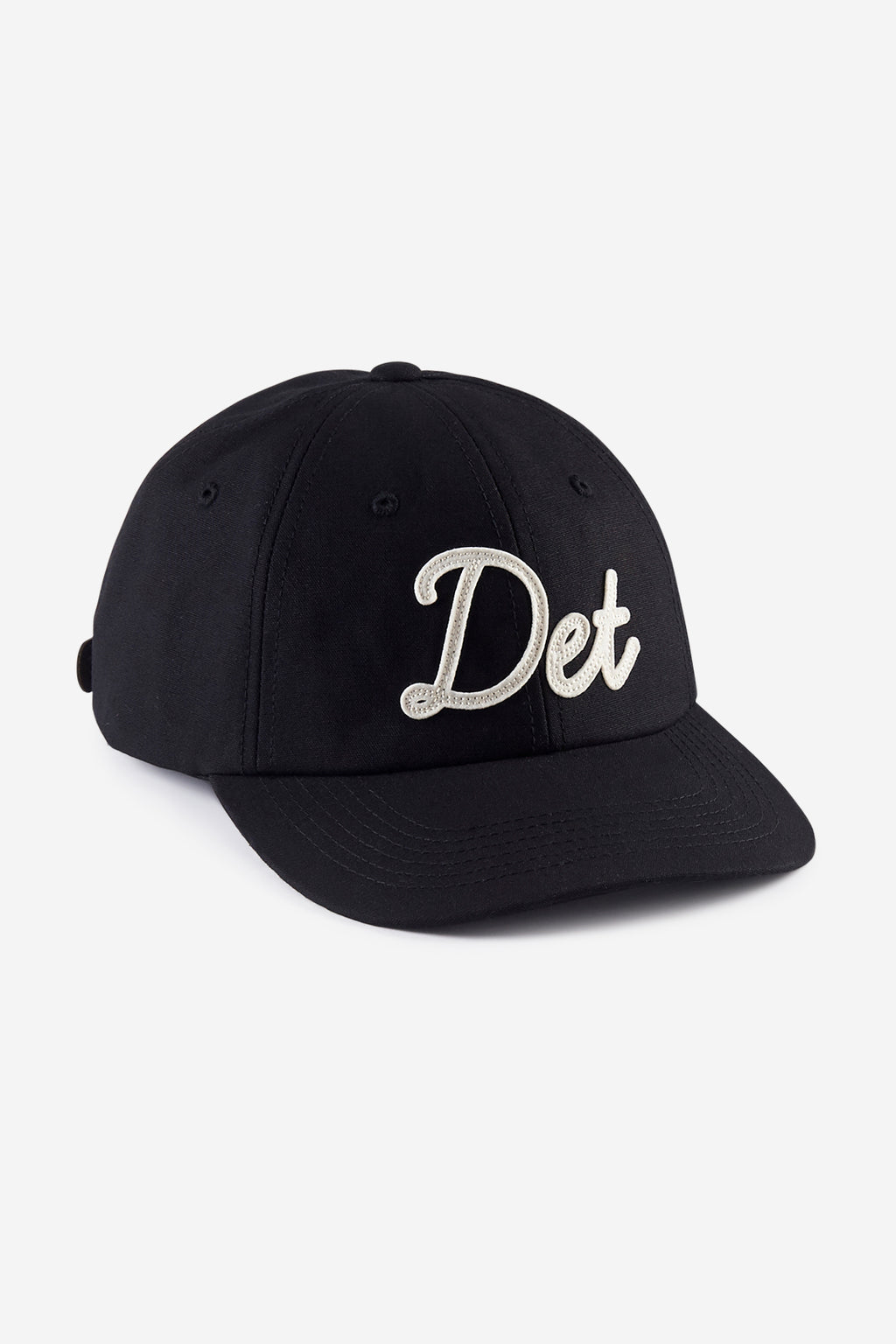 Black Twill Cursive 'Det' Field Cap – Elk Head Clothing